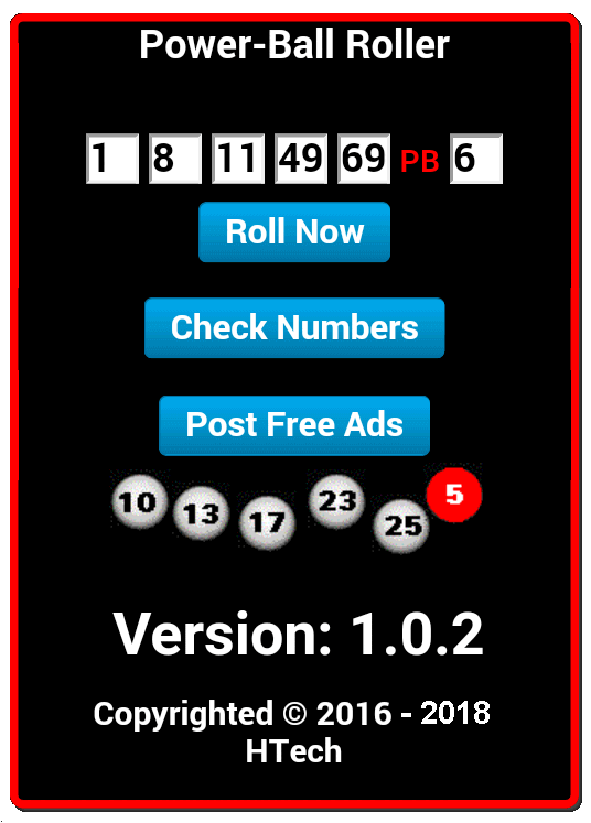 Lottery Number Generator Power Ball Roller Lottery Number Generator Power Ball Roller